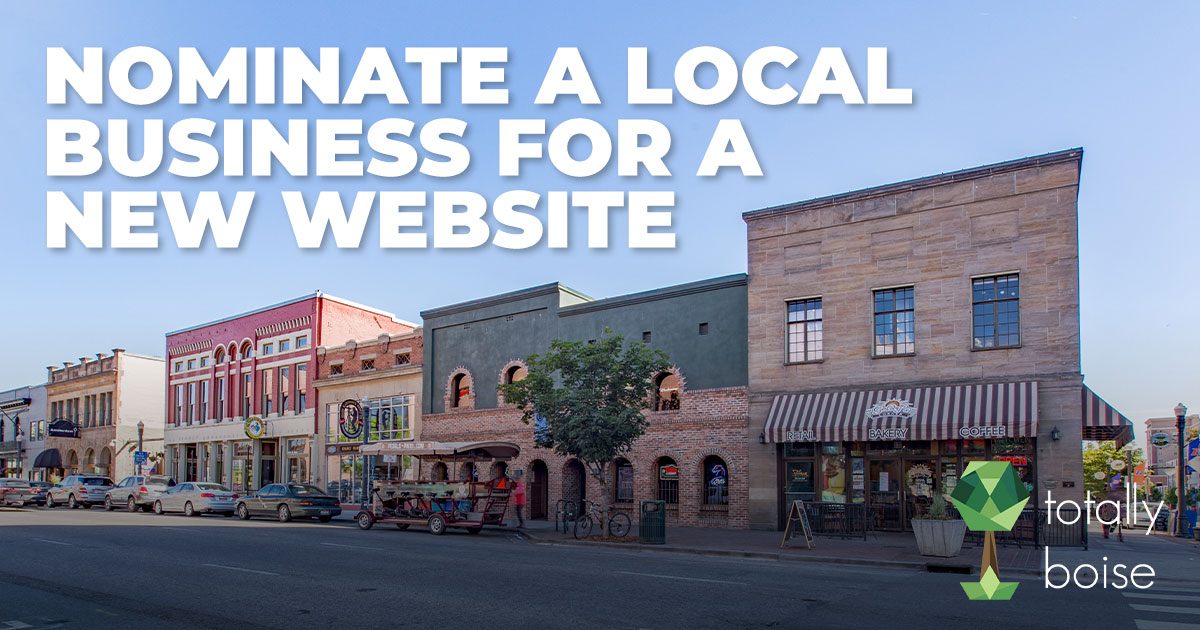 Local Business New Website Contest | Totally Boise
